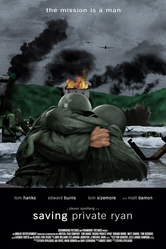 Alternative Movie Poster For Saving Private Ryan By Ferenc Konya Alternative Movie Poster For Saving Private Ryan By Ferenc Konya