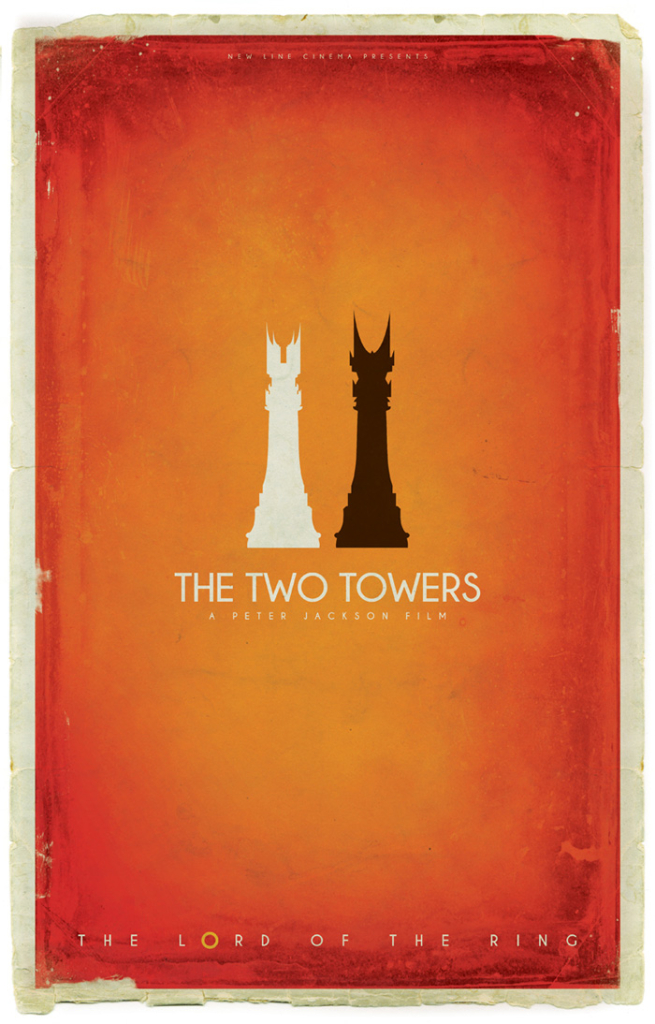 The Two Towers Archives - Home of the Alternative Movie Poster -AMP-