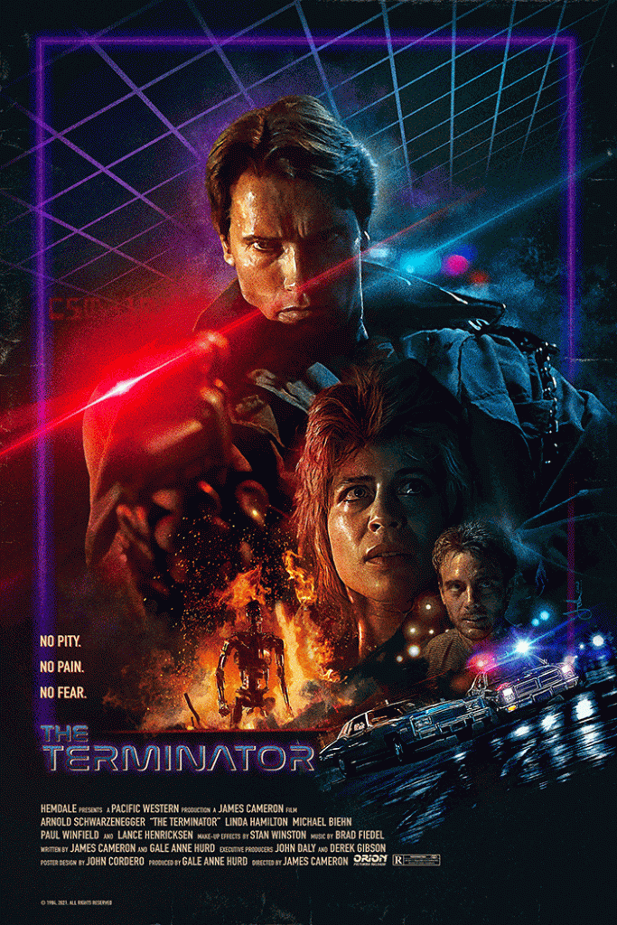 The Terminator by John Cordero - Home of the Alternative Movie Poster -AMP-